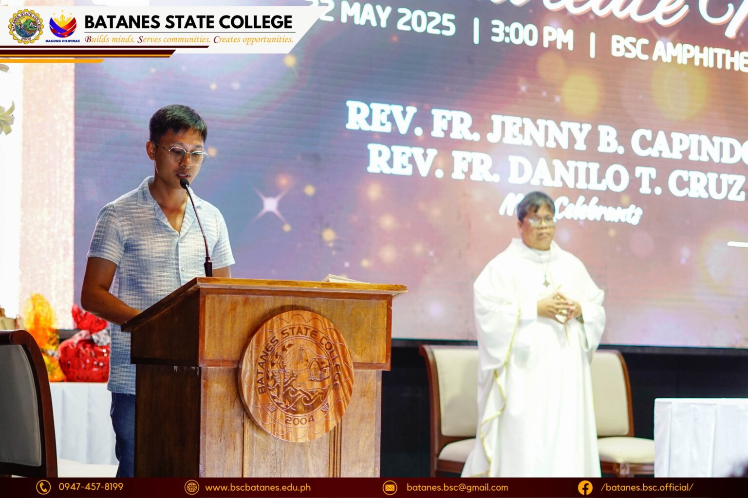 BSC Holds Baccalaureate Mass for Class of 2025 | Batanes State College