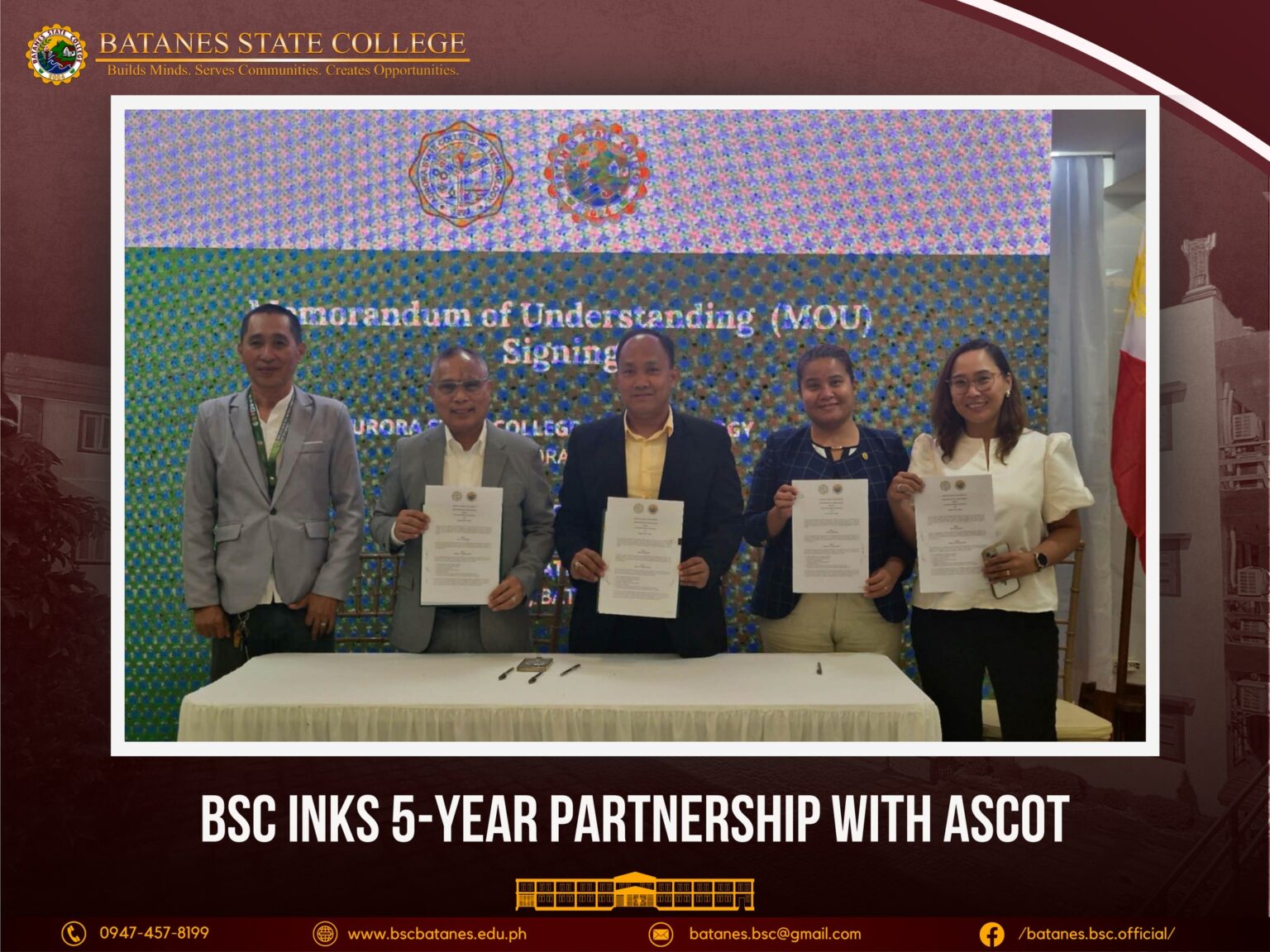 Batanes State College | Educating and training for Self-reliance and ...