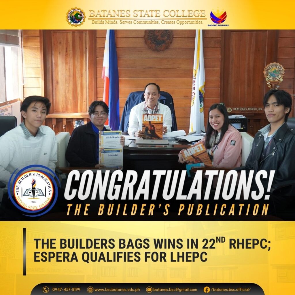 Batanes State College | Educating and training for Self-reliance and ...
